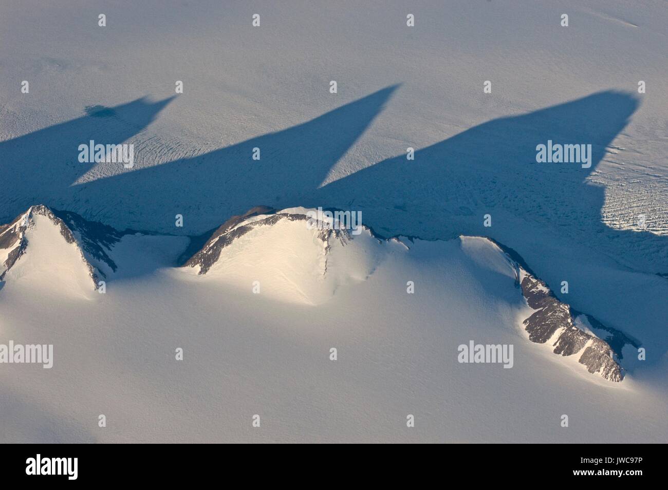 Aerial view of Greenland Stock Photo - Alamy