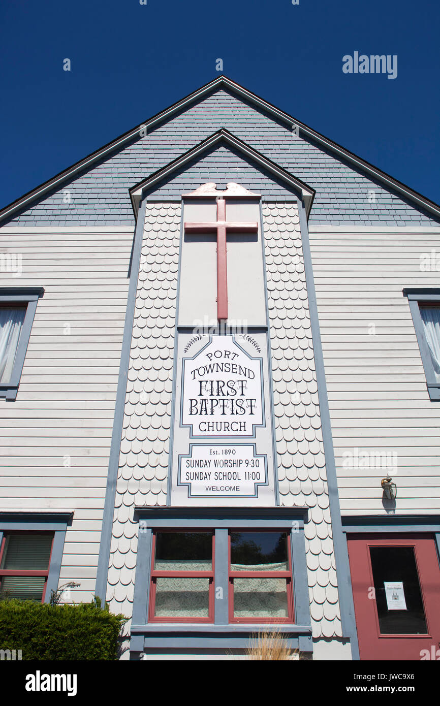 White building first baptist church hi-res stock photography and images ...