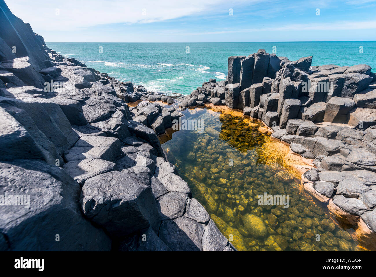 Hexagonal Basalt Rocks High Resolution Stock Photography and Images - Alamy