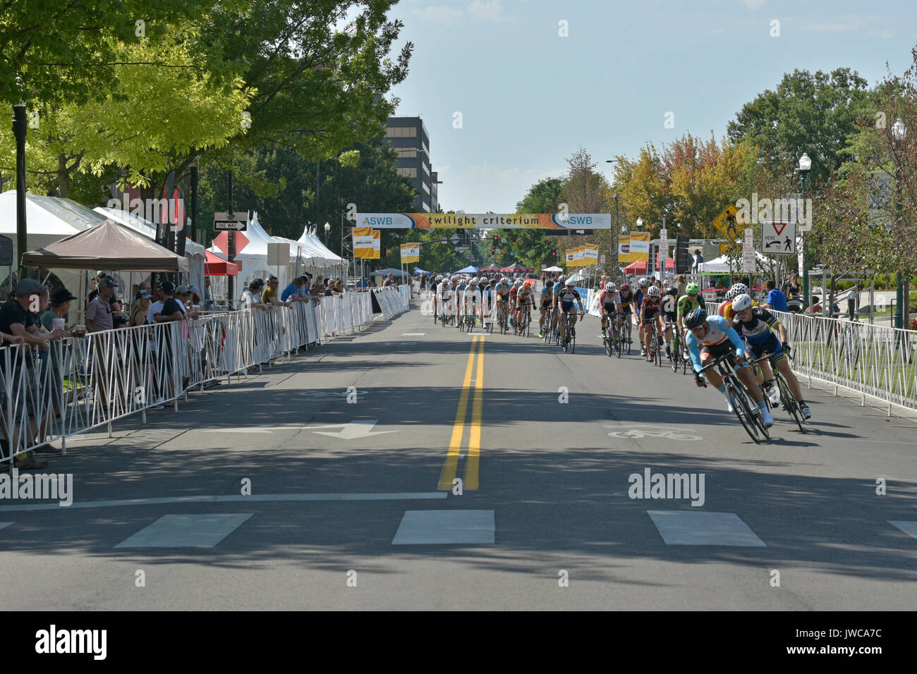 Twilight Criterium, Bicycle Race, Boise, Idaho, USA, criterium, bicycle ...