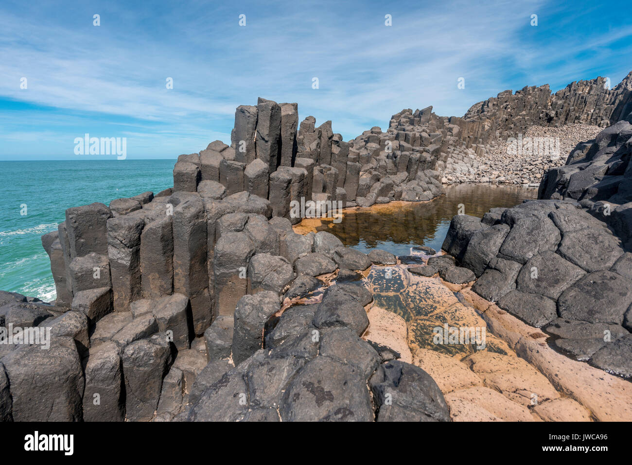 Hexagonal Basalt Rocks High Resolution Stock Photography and Images - Alamy