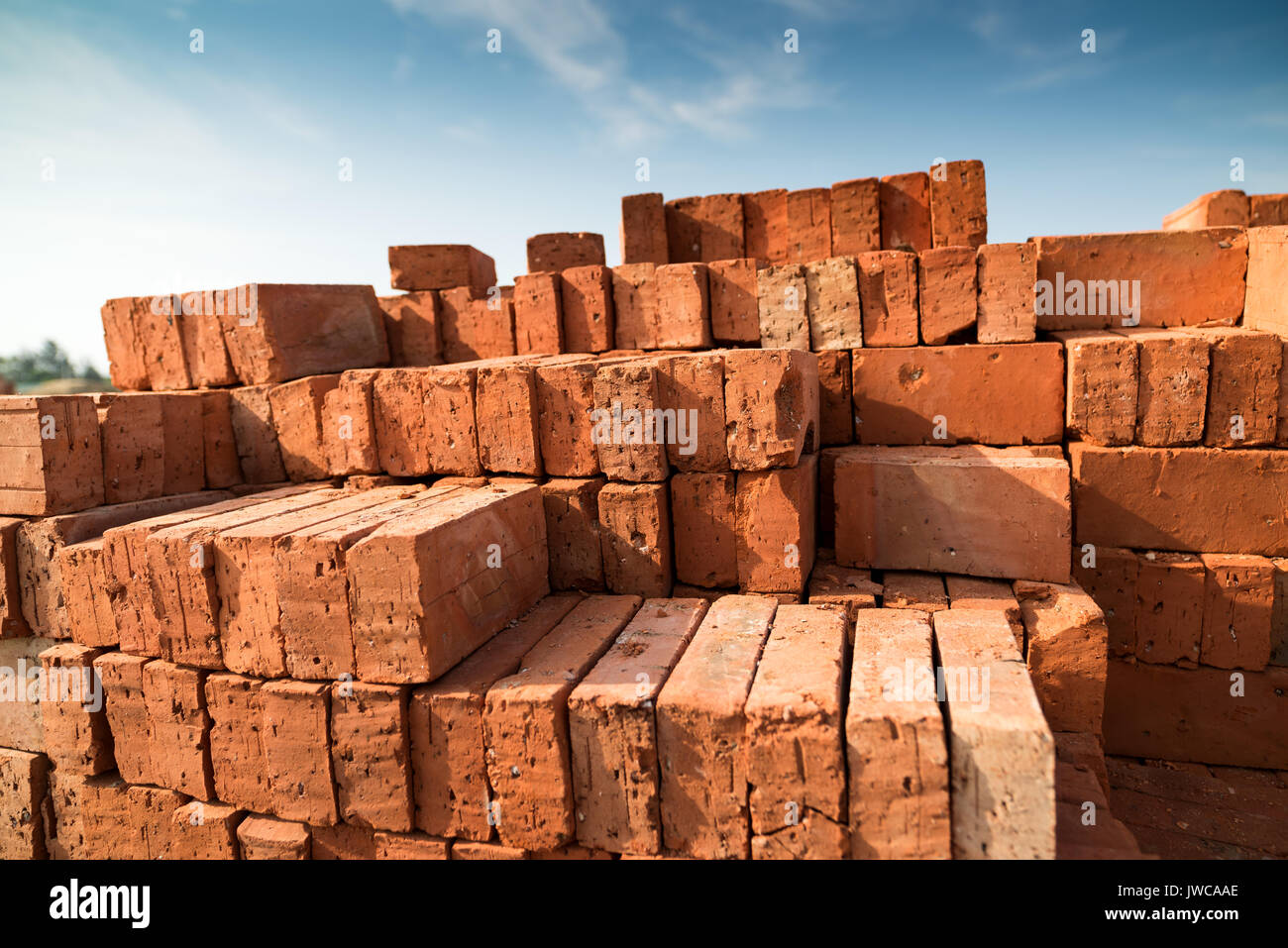 Simple wall red stone texture hi-res stock photography and images - Alamy
