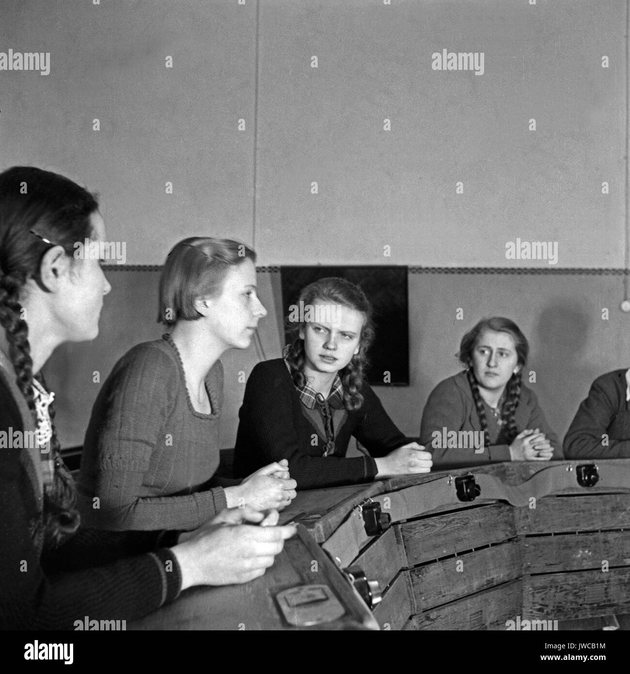 1930s Classroom High Resolution Stock Photography and Images - Alamy