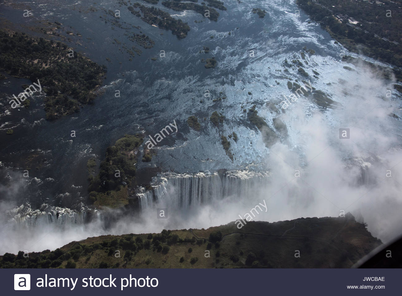 Aerial Victoria Falls Stock Photos & Aerial Victoria Falls Stock Images ...