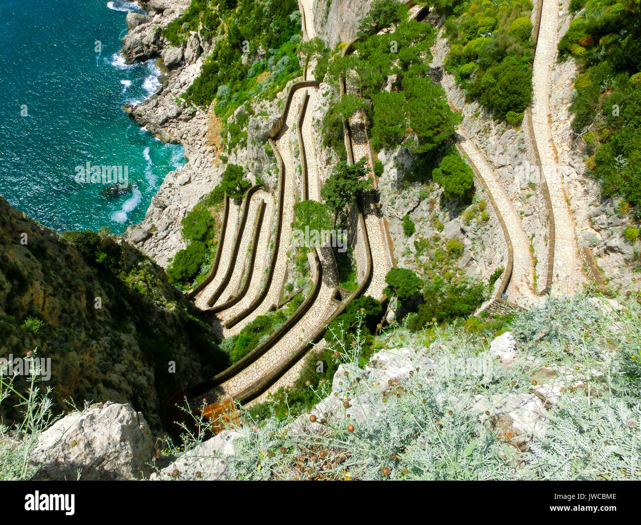 Via krupp capri path hi-res stock photography and images - Alamy