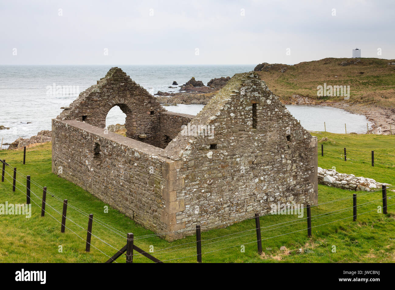 Saint Ninian's chapel in the Isle of Whithorn in Dumfries and Galloway ...