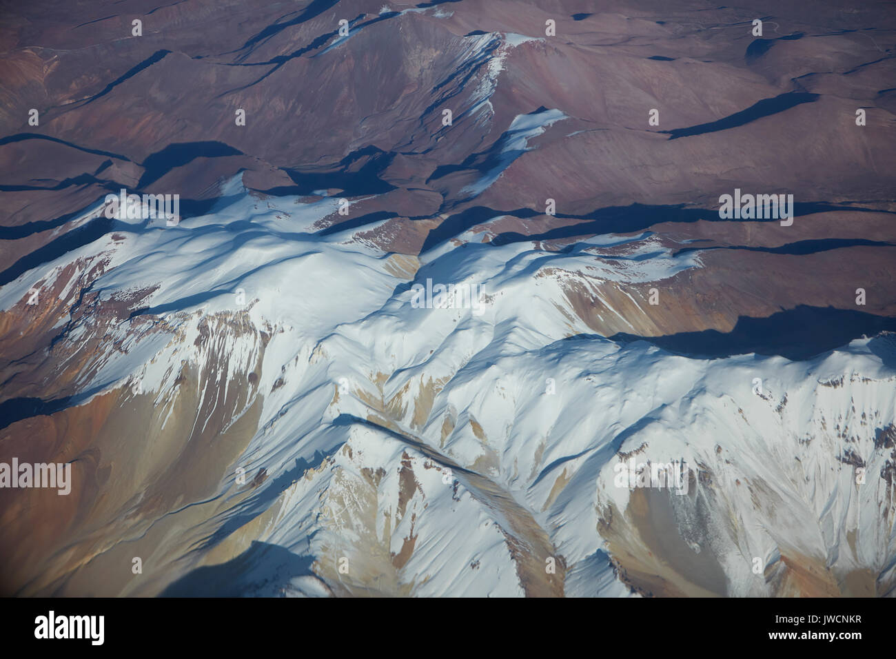 Aerial mountain range chile High Resolution Stock Photography and ...
