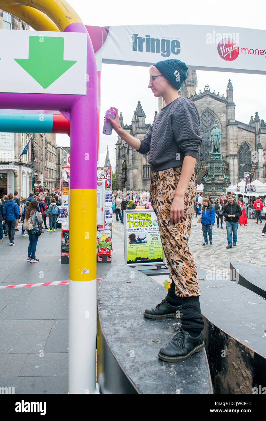 Artist Ellie Mills From Spectrum ART WIPE was commissioned to paint the ...