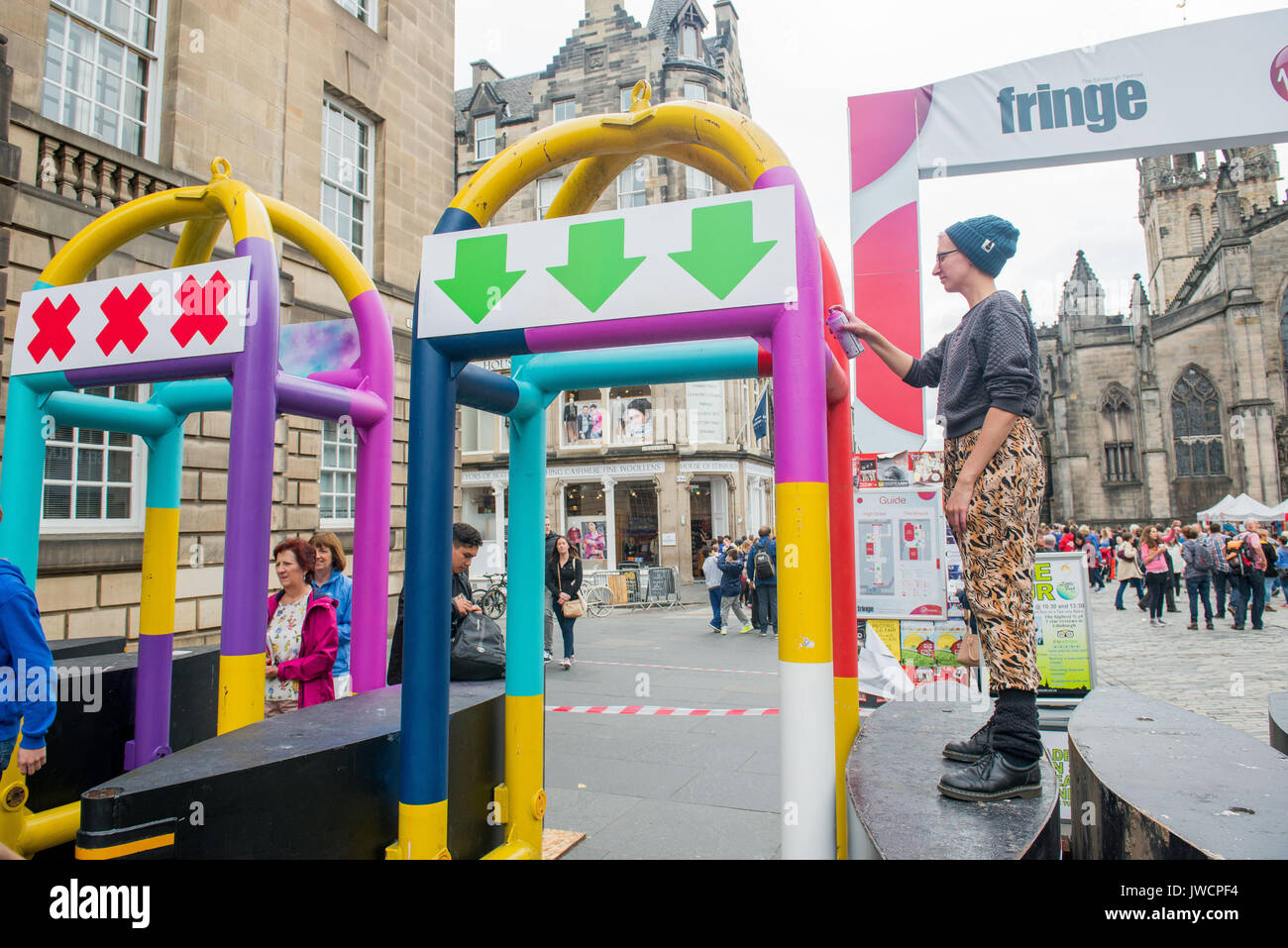 Artist Ellie Mills From Spectrum ART WIPE was commissioned to paint the ...