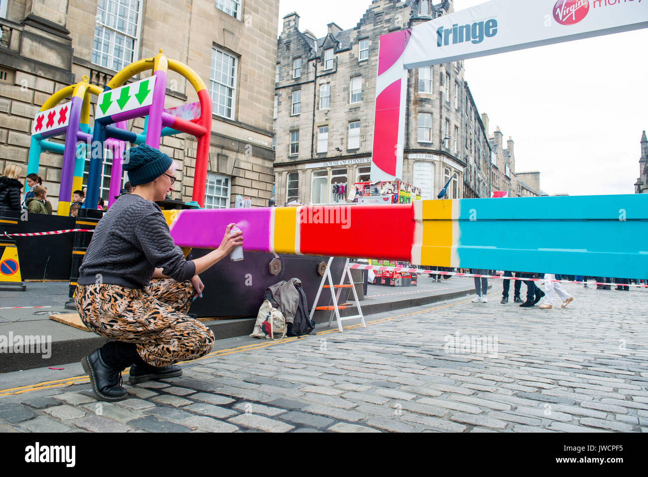 Artist Ellie Mills From Spectrum ART WIPE was commissioned to paint the ...