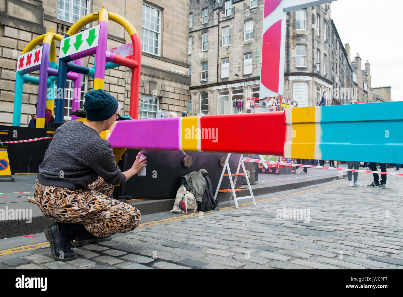 Artist Ellie Mills From Spectrum ART WIPE was commissioned to paint the ...