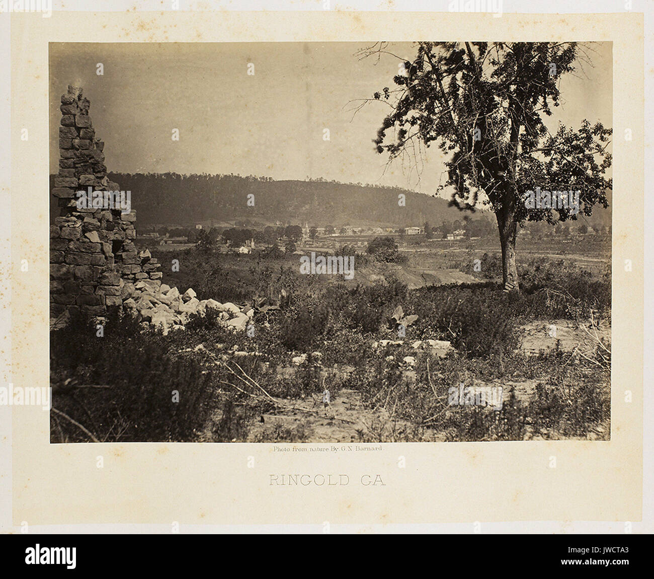 Ringold sic GA - Civil War Photographs Stock Photo - Alamy