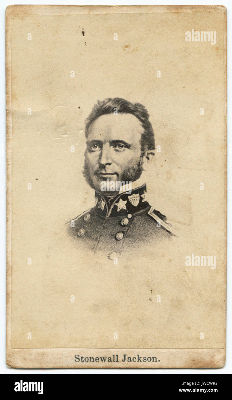 Stonewall Jackson. - Civil War Photographs Stock Photo - Alamy