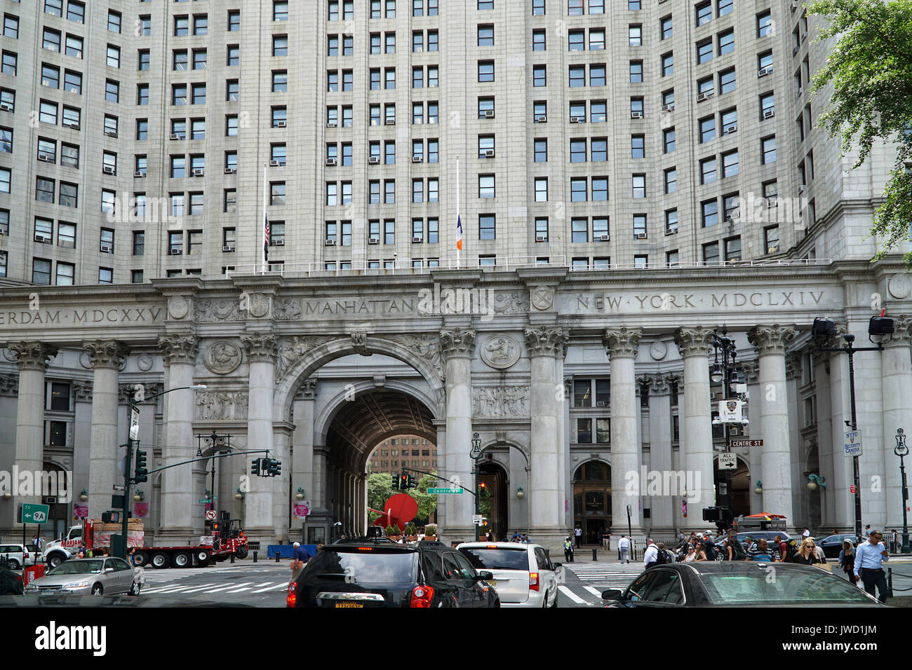 Manhattan City Hall Stock Photo - Alamy