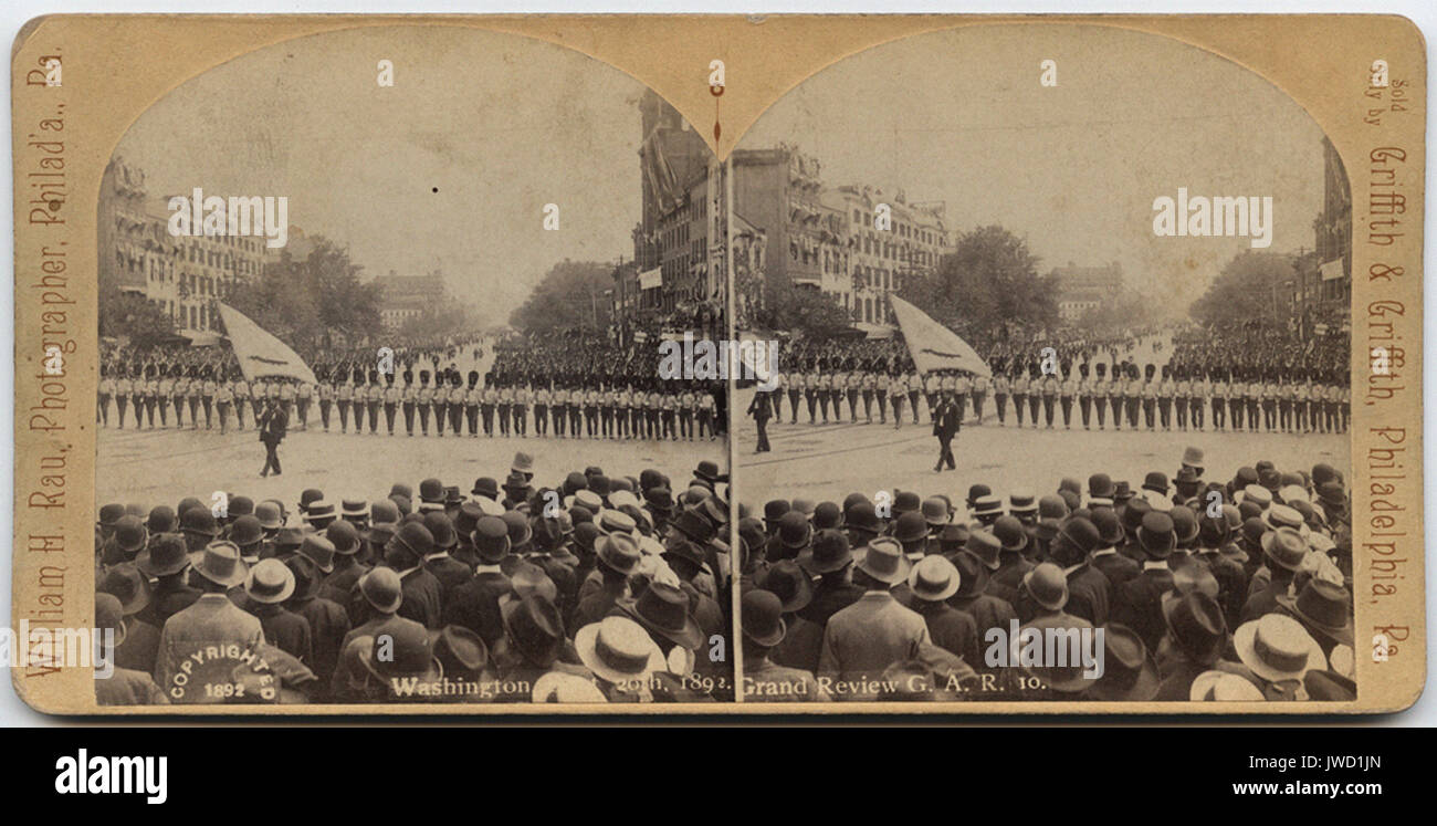 Washington Sept. 20th 1892. Grand Review G.A.R. 1 - Civil War ...