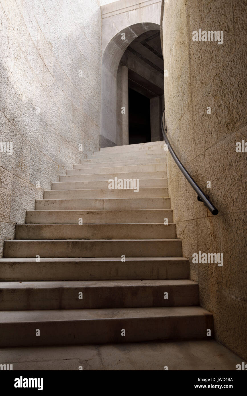 Curved stone stairs hi-res stock photography and images - Alamy