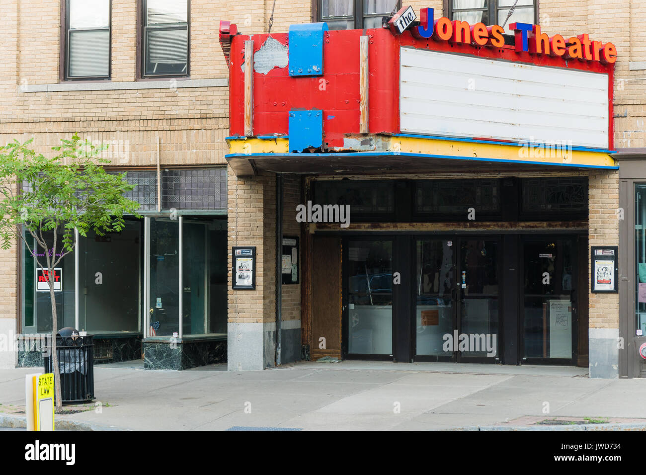 Abandoned building in a run down area of upstate New York Stock Photo ...