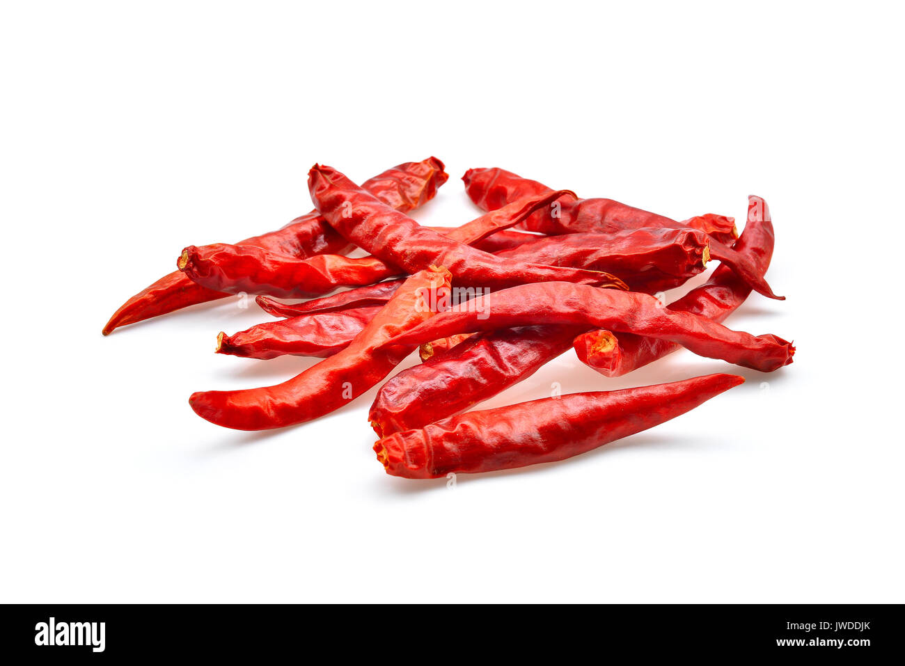 dried chilli isolated on white background Stock Photo - Alamy