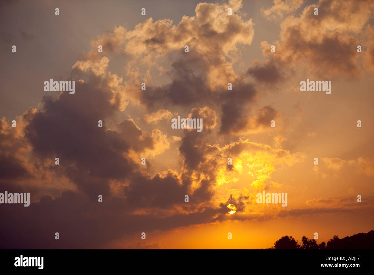 Amazing sunset in Israel Views of the Holy Land Stock Photo - Alamy