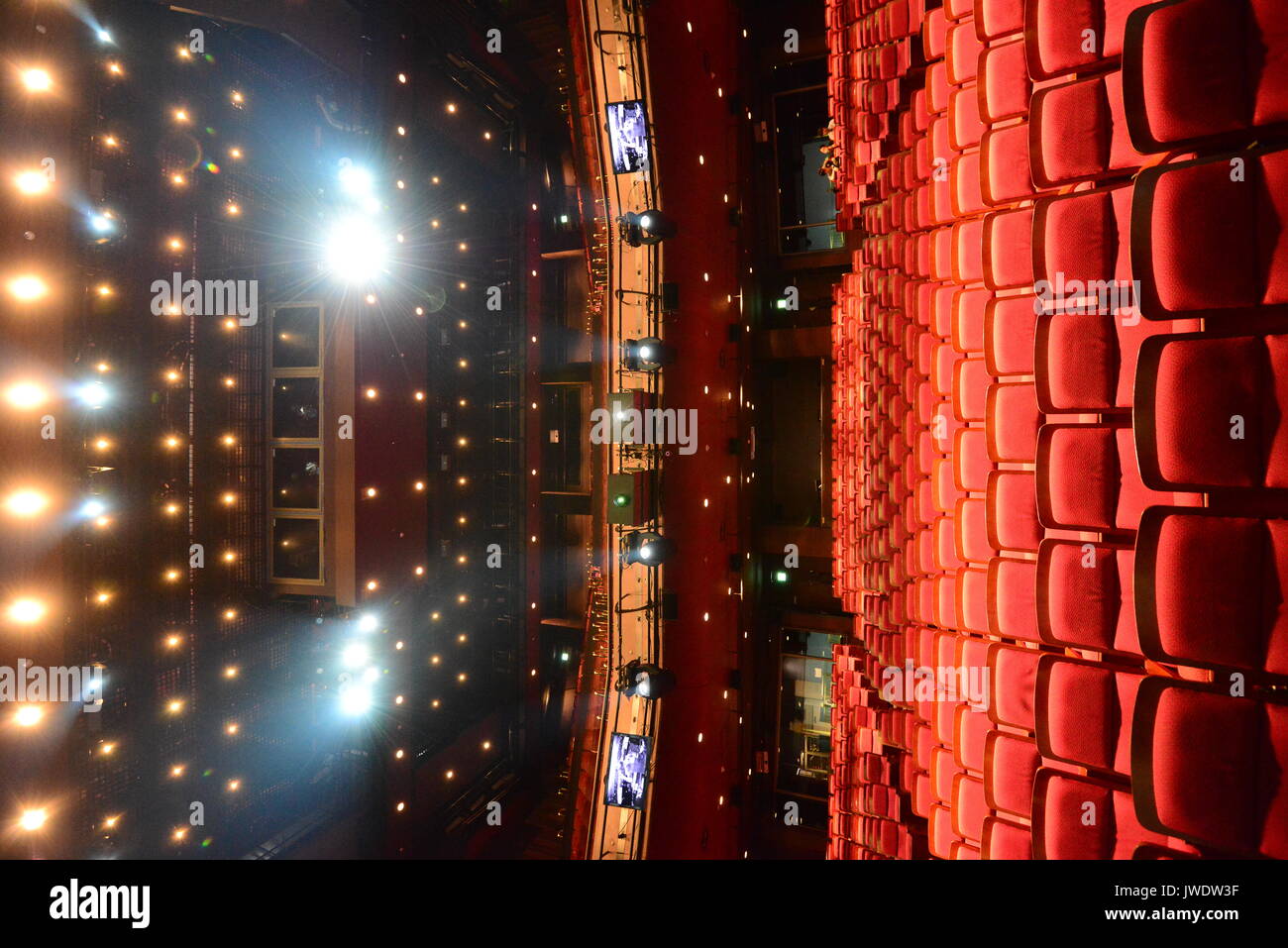 Performance art center, view from stage Stock Photo - Alamy