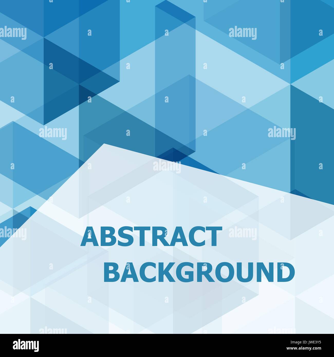 Abstract blue hexagon template background, stock vector Stock Vector ...