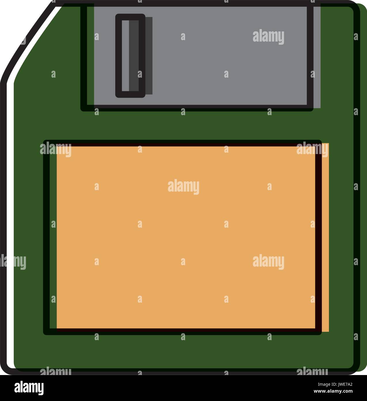 Diskette icon image Stock Vector Images - Alamy