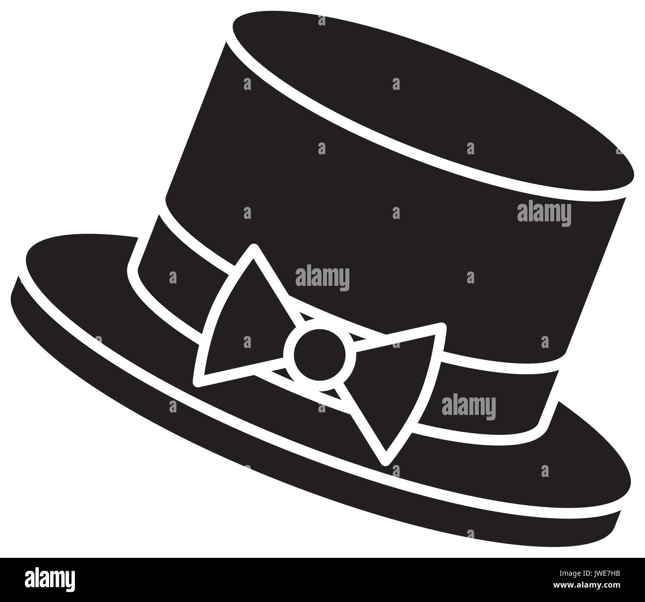 top hat icon Stock Vector Image & Art - Alamy