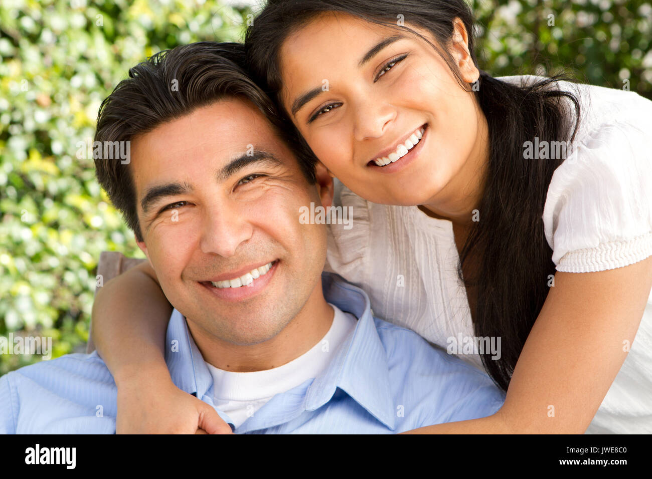 Hispanic father and daughter Stock Photo - Alamy