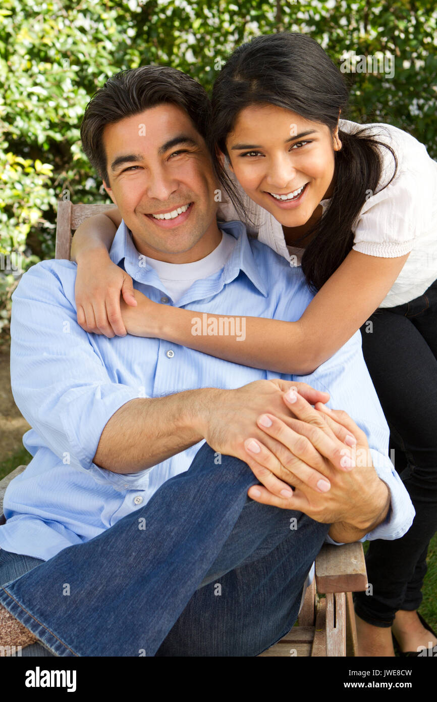 Hispanic father and daughter Stock Photo - Alamy