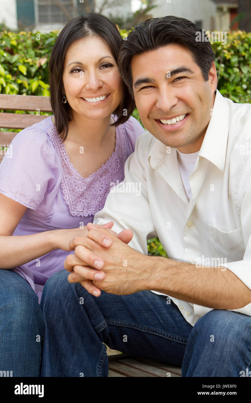 Happy Hispanic couple Stock Photo - Alamy