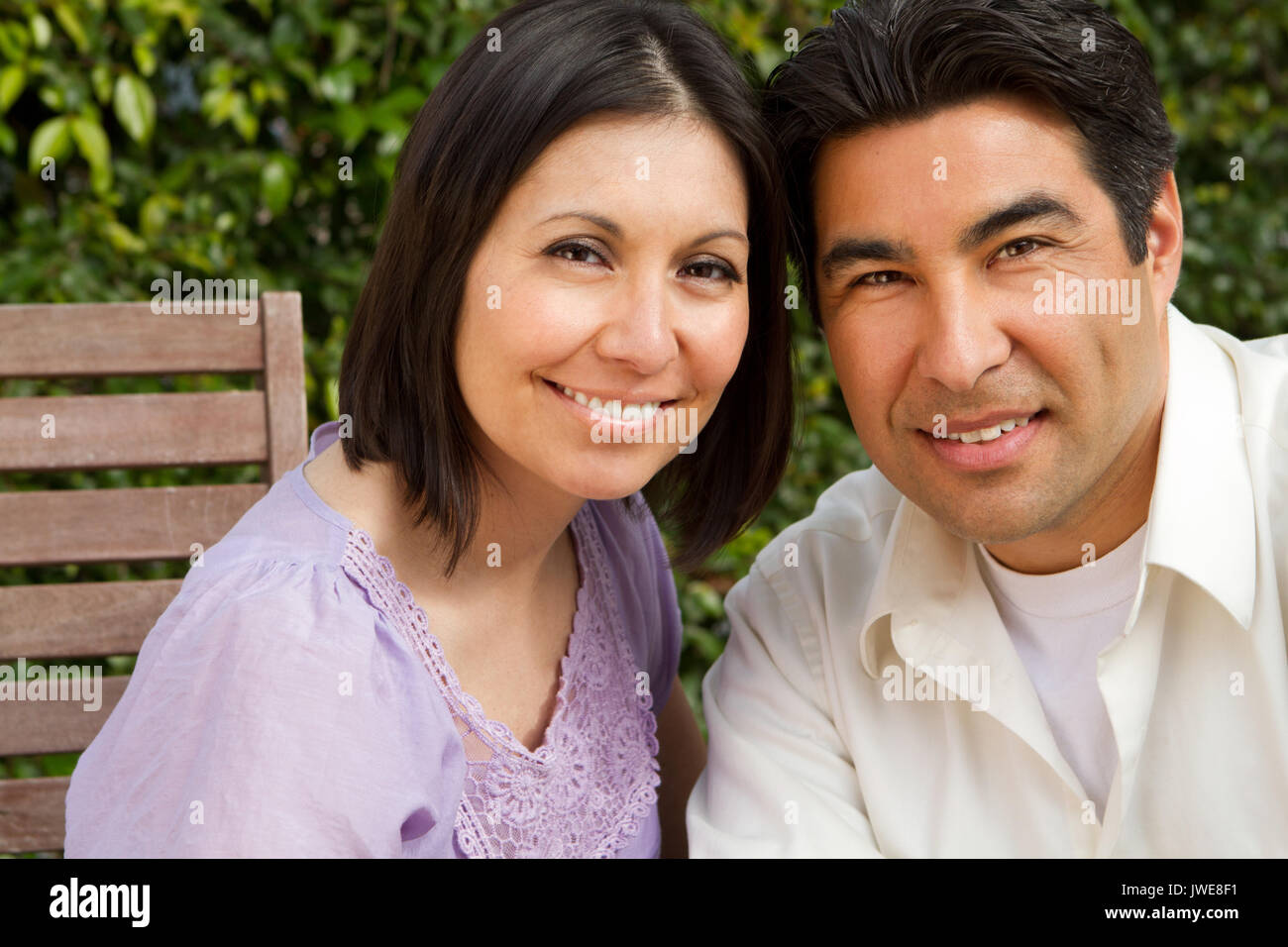 Happy Hispanic couple Stock Photo - Alamy