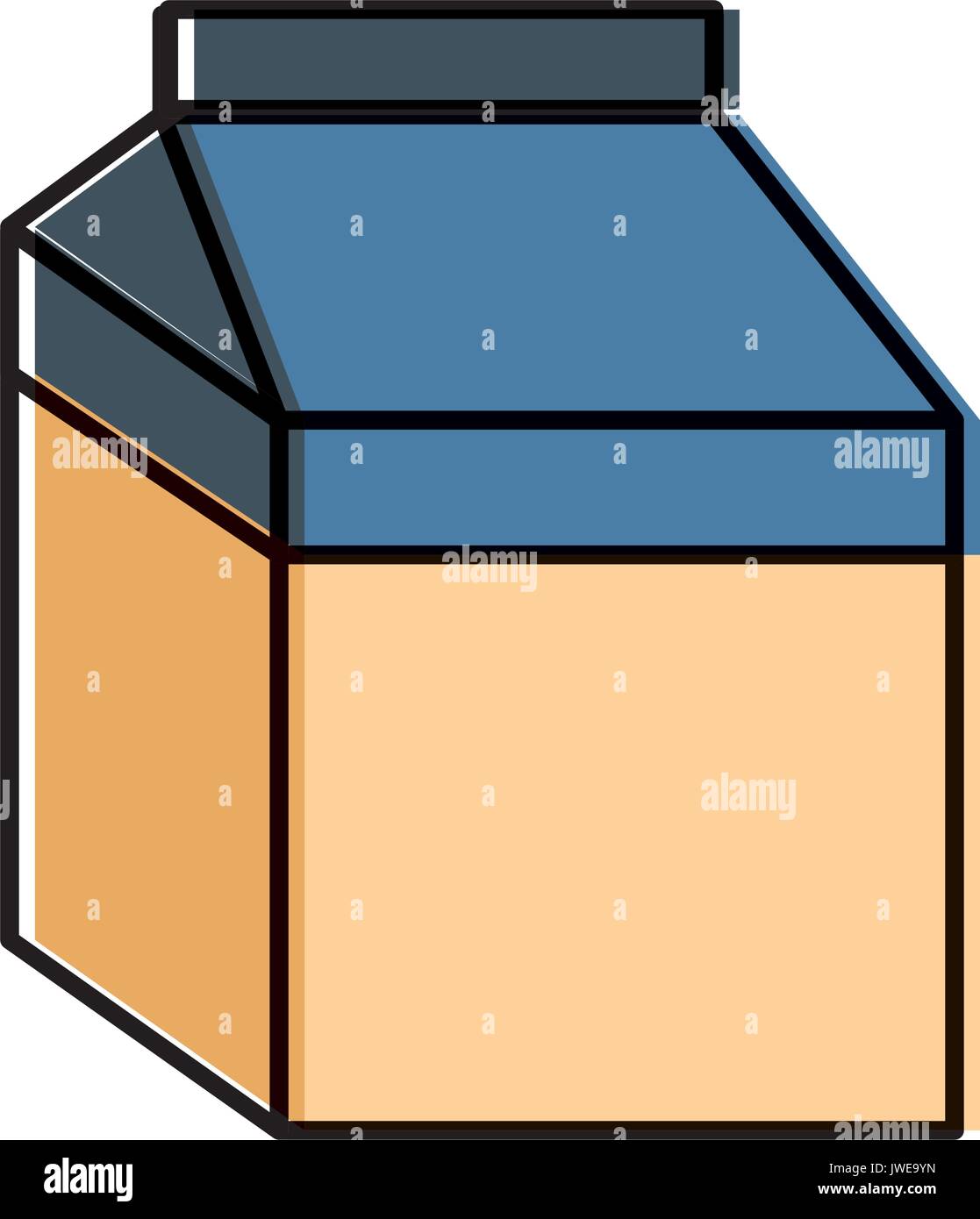 milk box icon Stock Vector Image & Art - Alamy