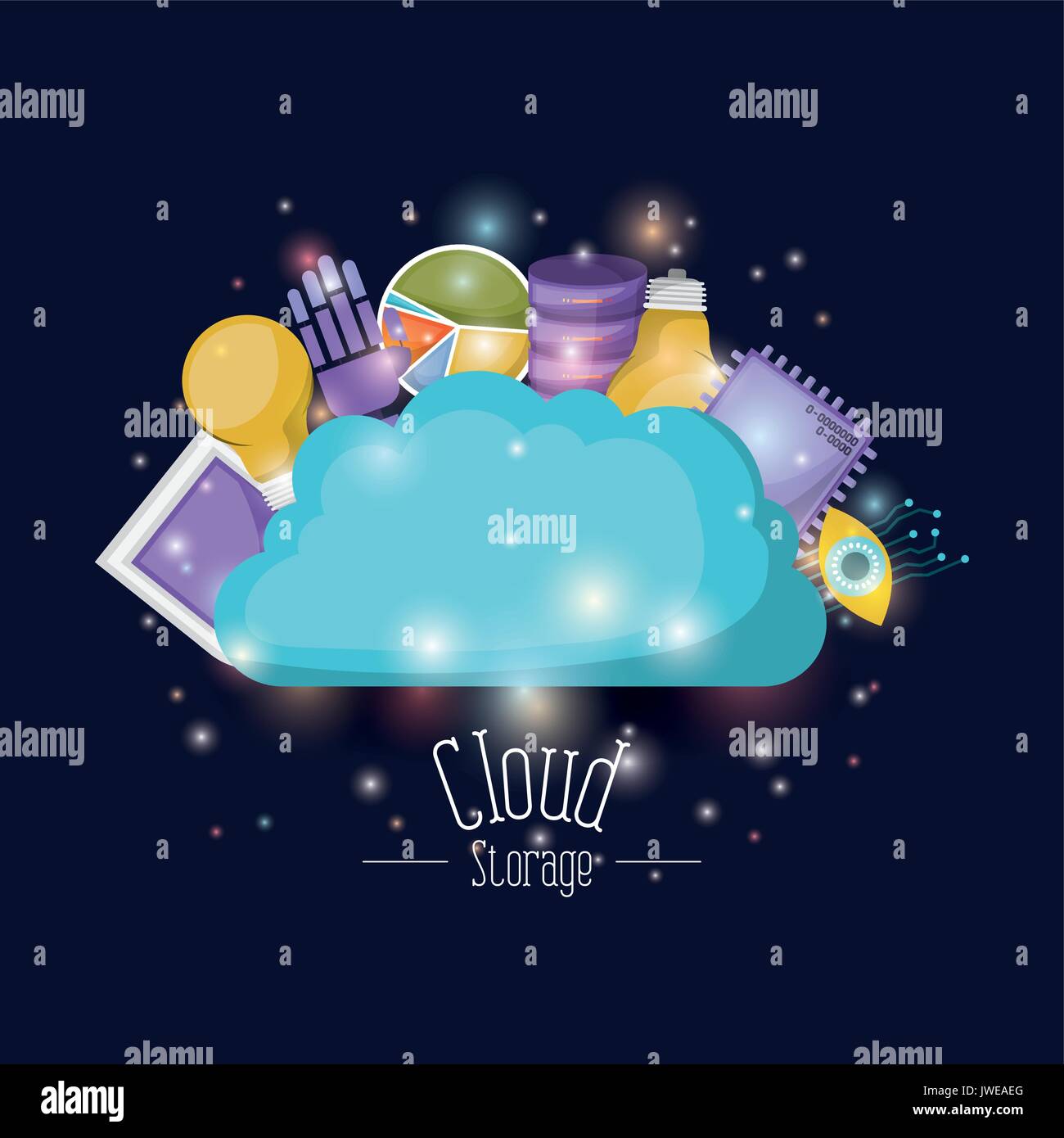 Dark molecular cloud Stock Vector Images - Alamy