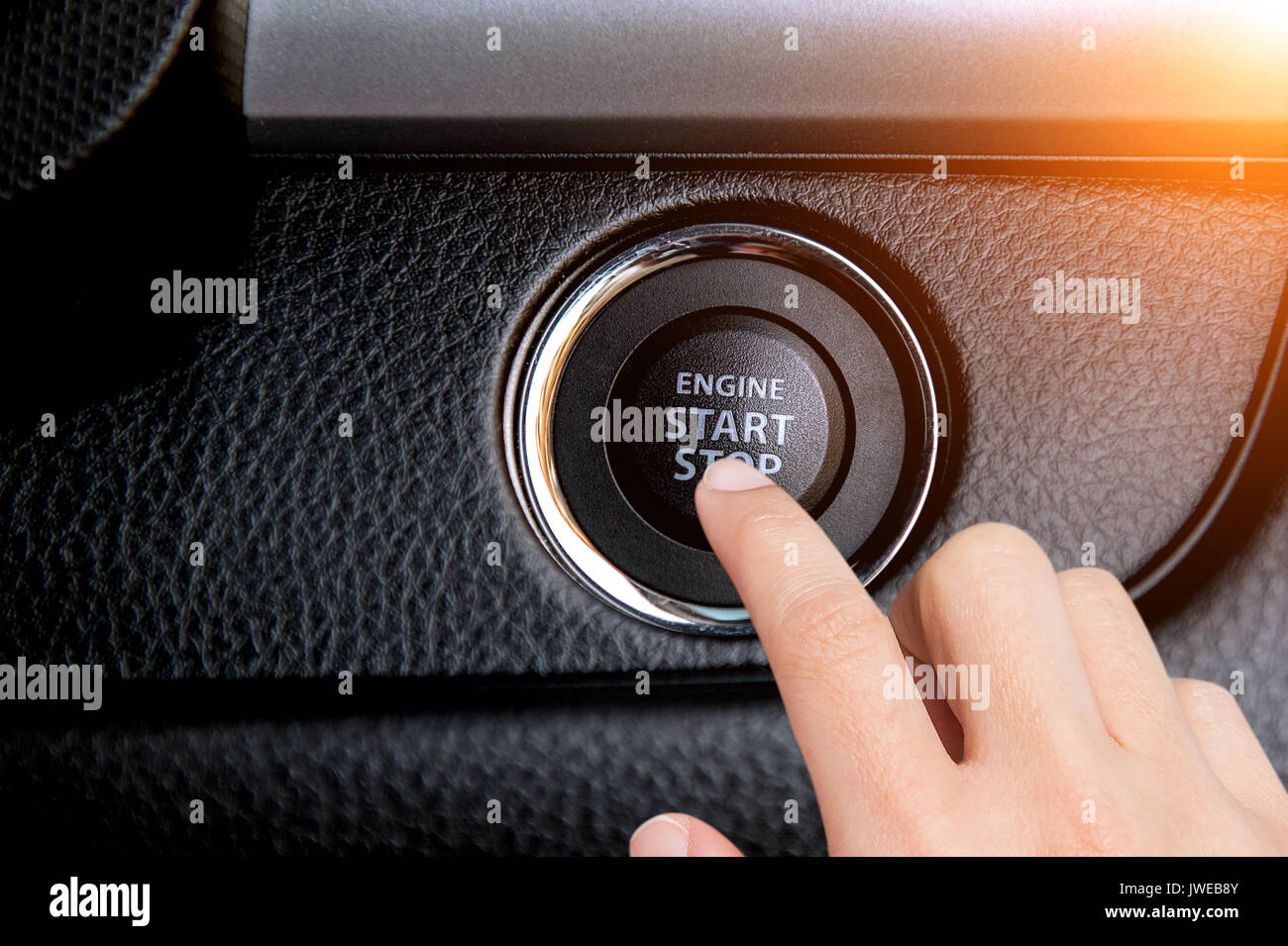 Start stop engine button hi-res stock photography and images - Alamy