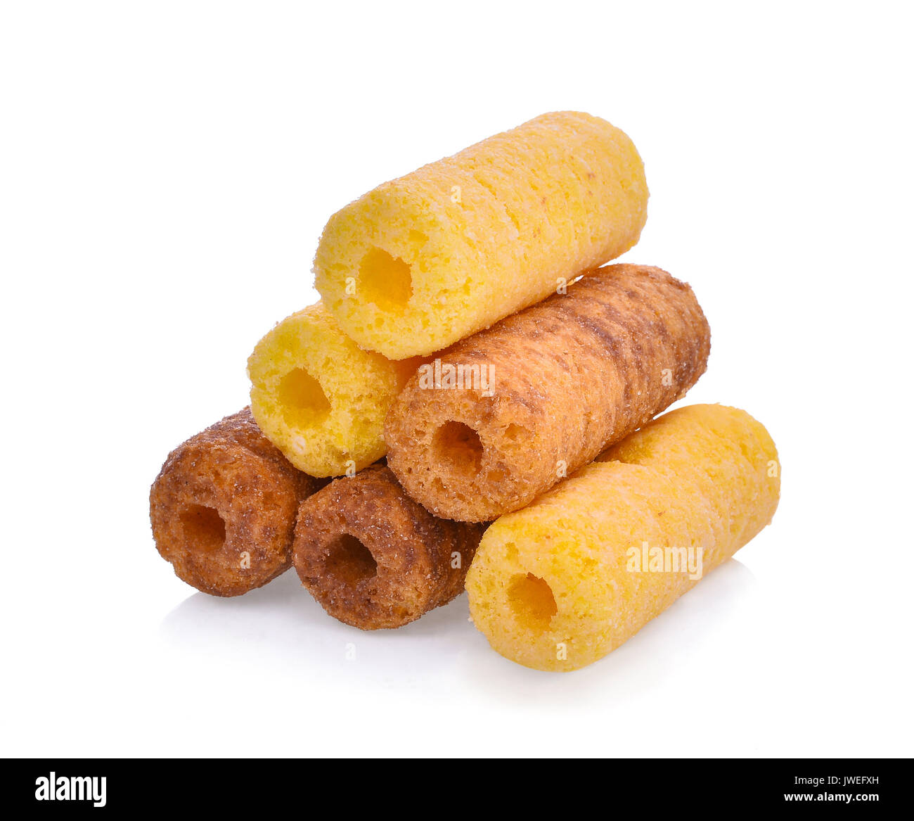 Corn Chips isolated on white background Stock Photo - Alamy