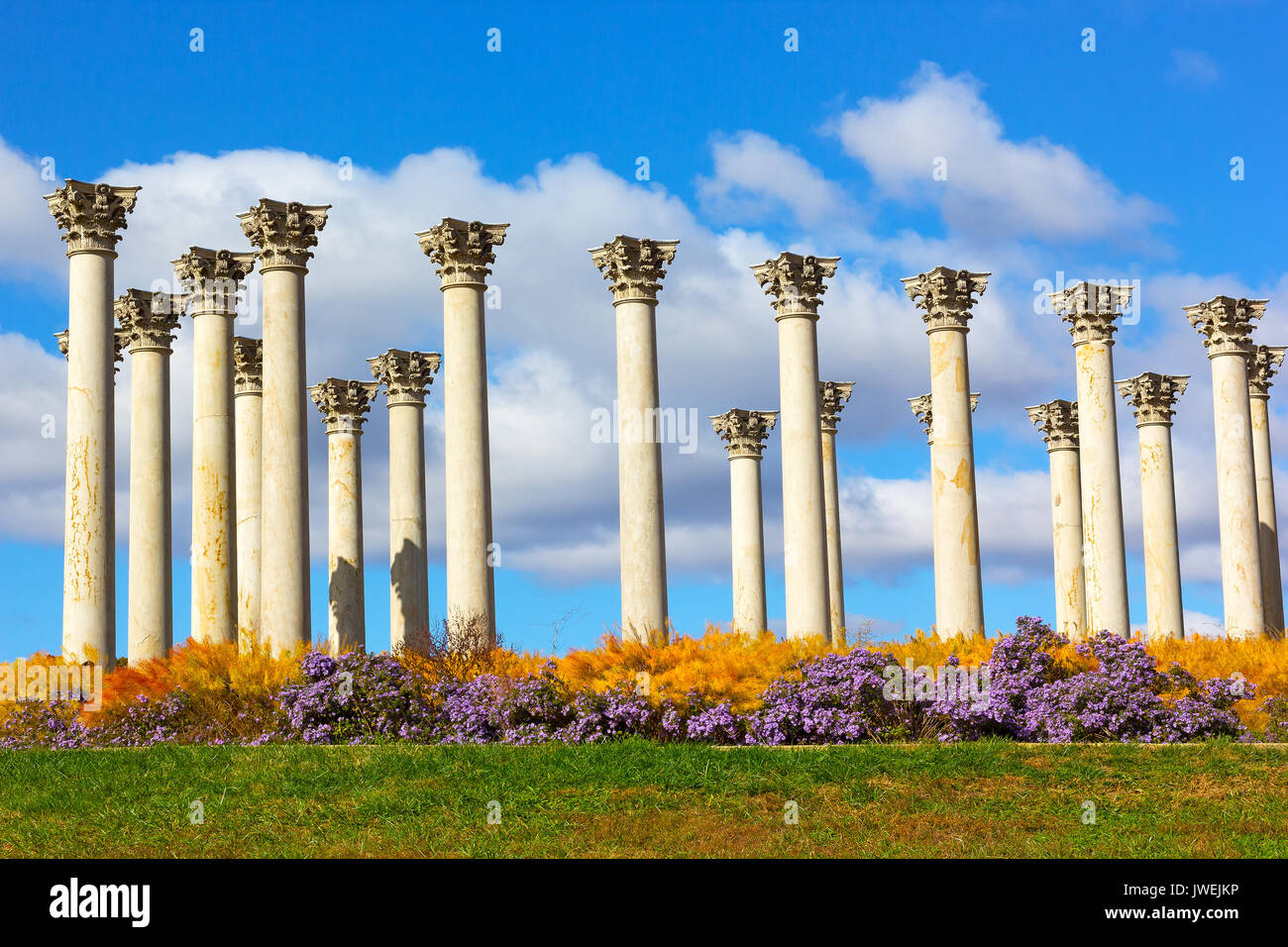 National Capitol Columns in the morning. The Capitol Columns designed ...