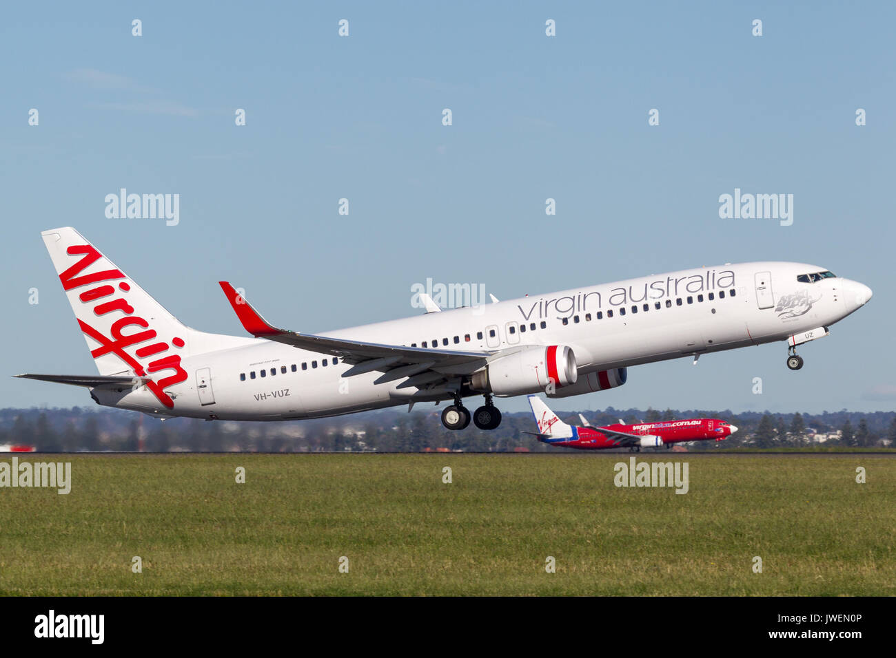 Virgin Australia Airlines Boeing 737-800 aircraft taking off from ...