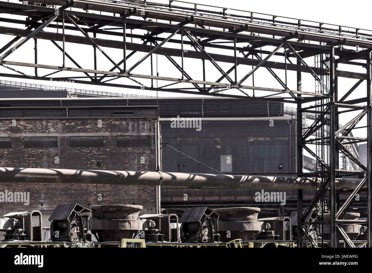 Trinec, center of heavy industry, Moravian-Silesia, Czech Republic ...