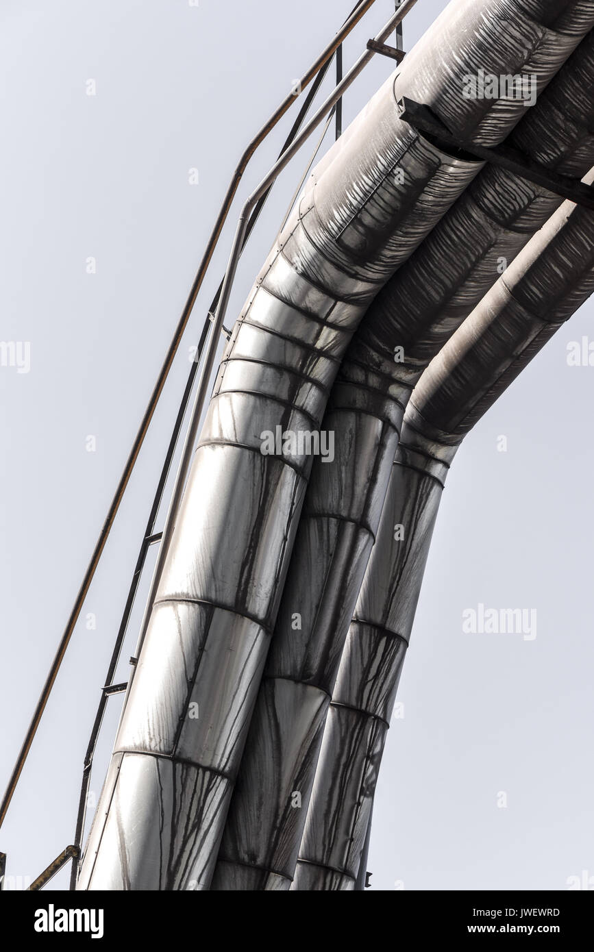 Trinec, center of heavy industry, Moravian-Silesia, Czech Republic ...