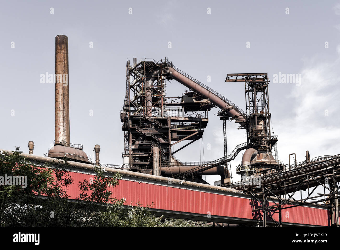 Trinec, center of heavy industry, Moravian-Silesia, Czech Republic ...