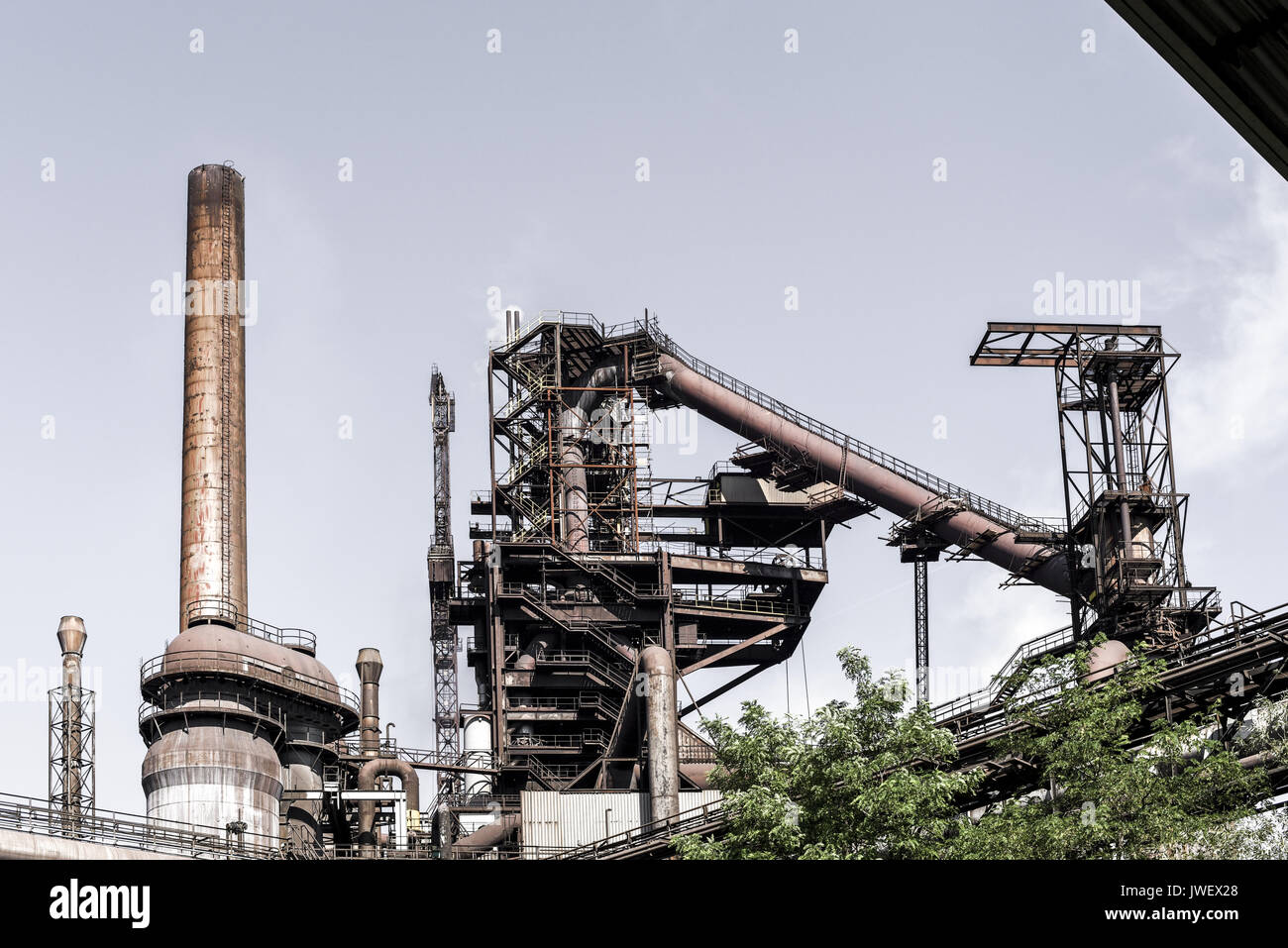 Trinec, center of heavy industry, Moravian-Silesia, Czech Republic ...