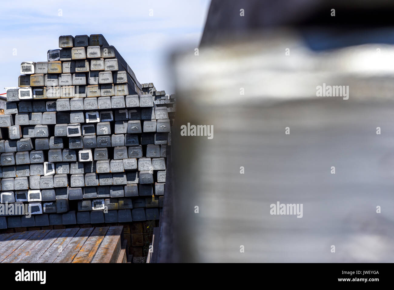 Trinec, center of heavy industry, Moravian-Silesia, Czech Republic ...