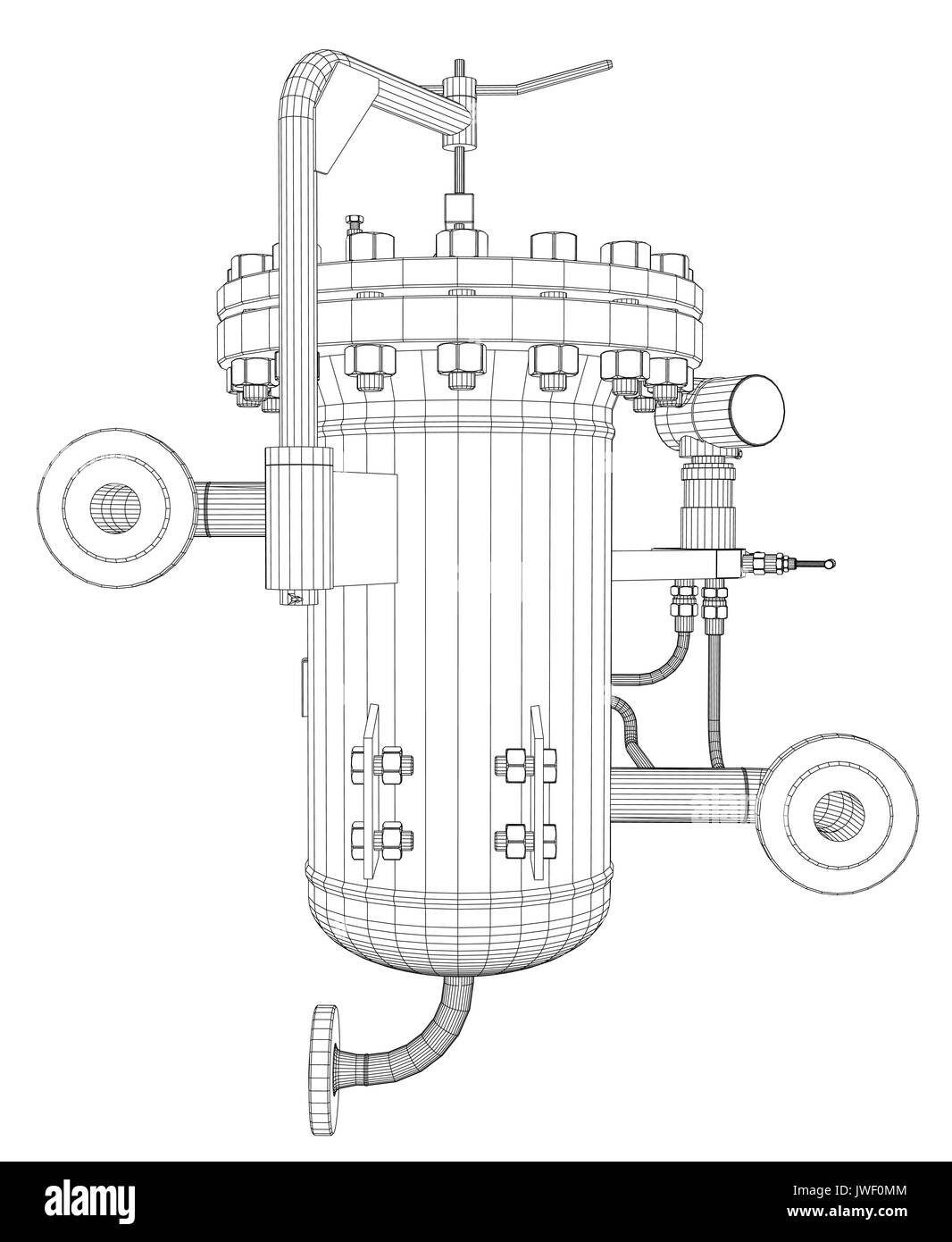 Wireframe model Stock Vector Images - Alamy