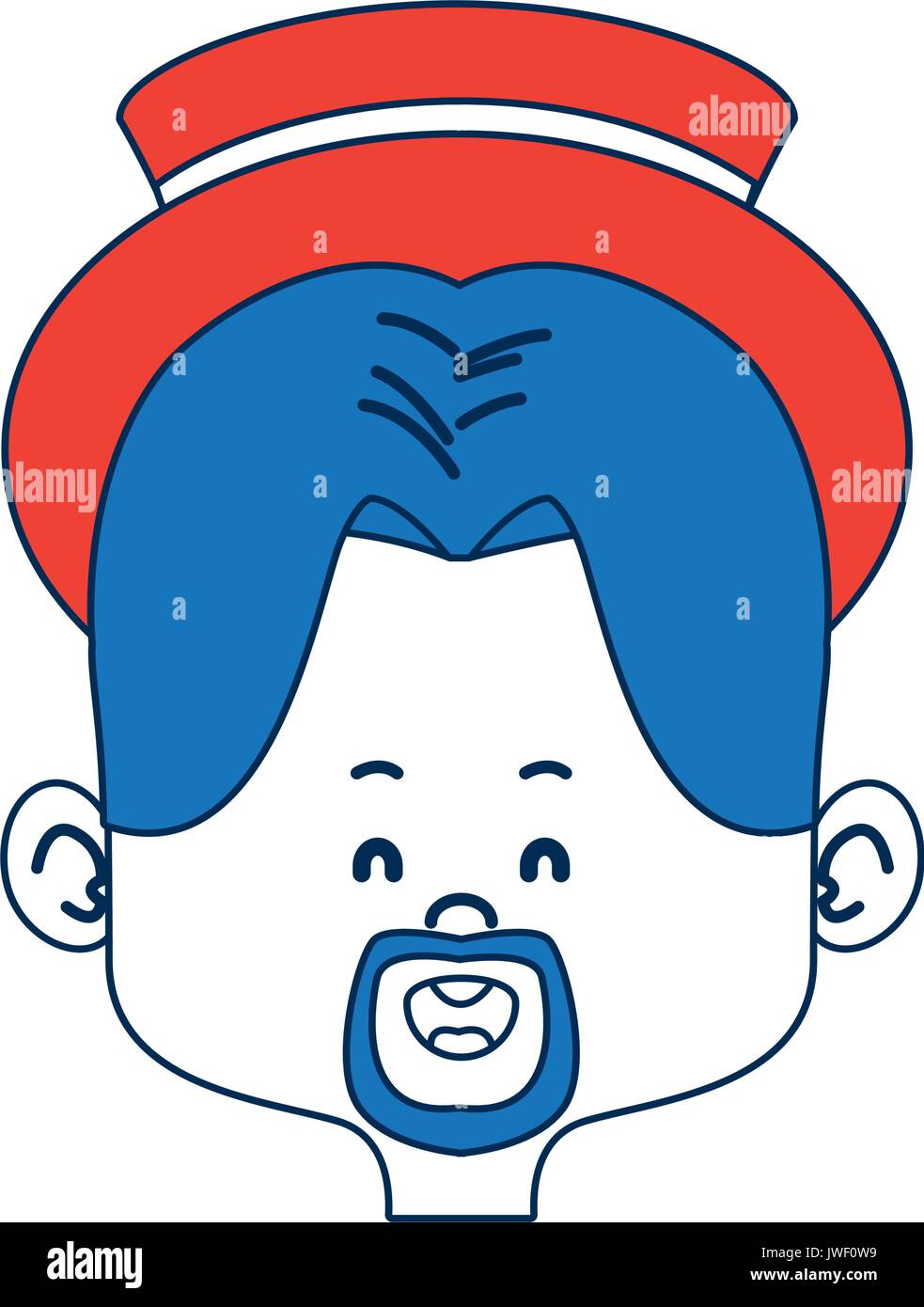 cartoon man face avatar character male cute Stock Vector Image & Art ...
