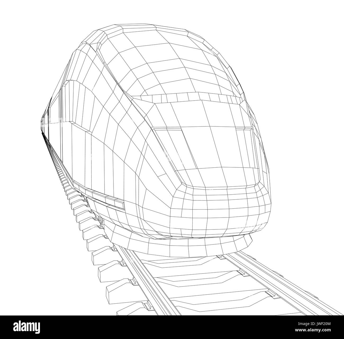 Abstract train Stock Vector Images - Alamy