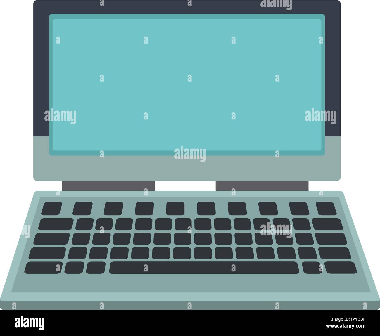 laptop computer device technology wireless Stock Vector Image & Art - Alamy