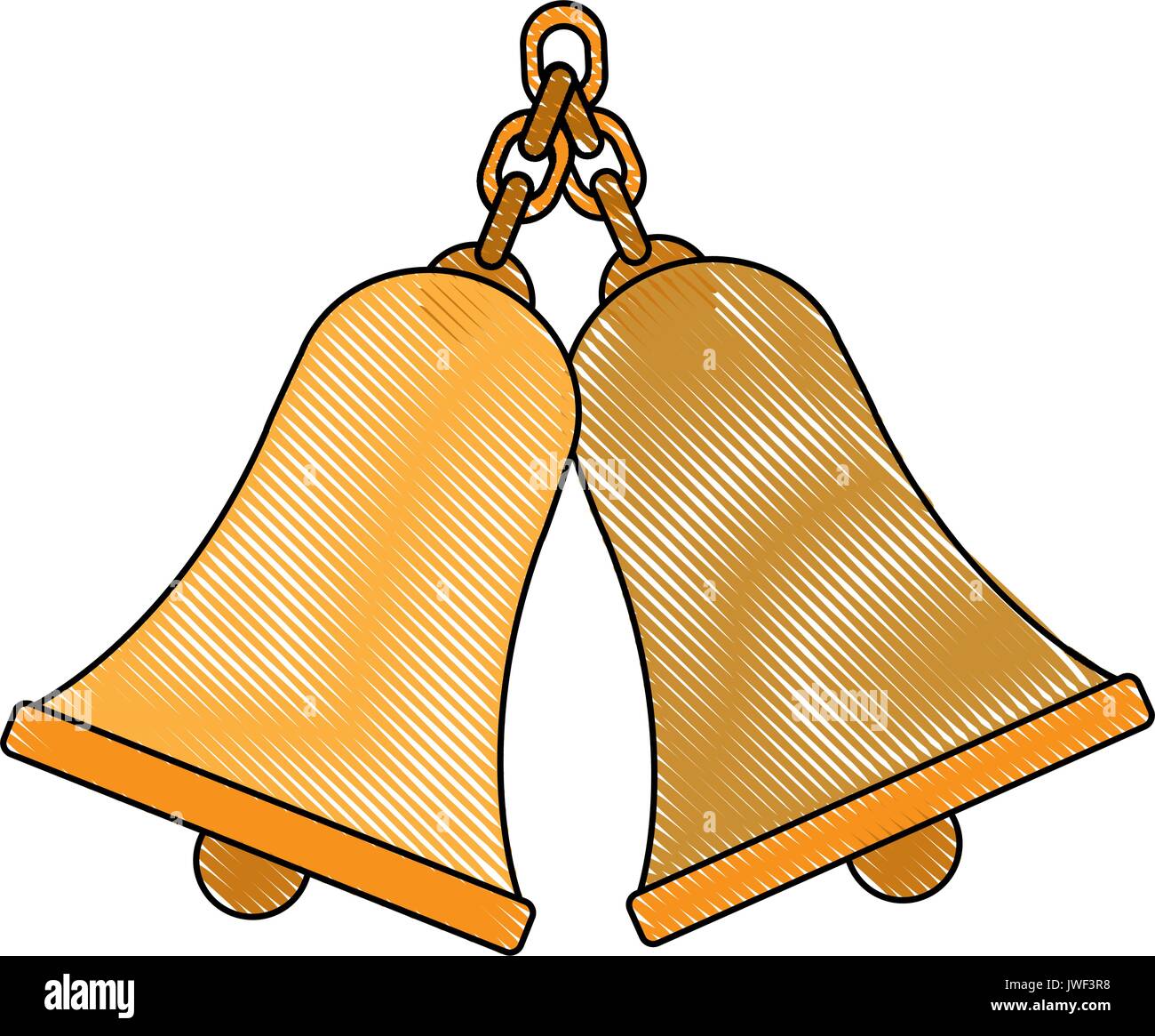 bell hang alarm element decoration icon Stock Vector Image & Art - Alamy