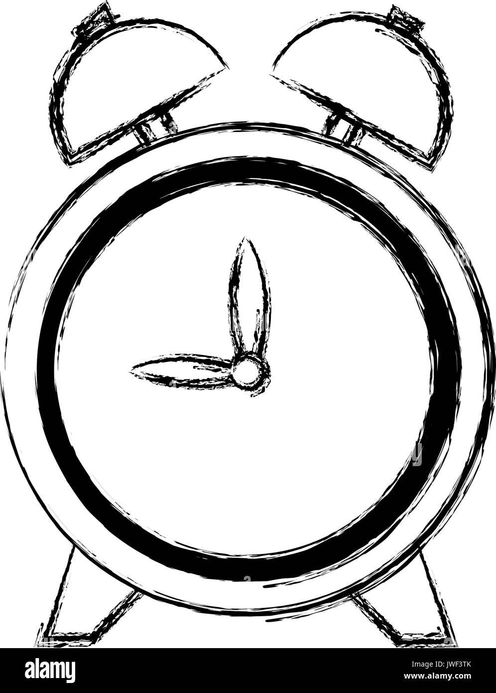 clock alarm hour round bell time Stock Vector Image & Art - Alamy