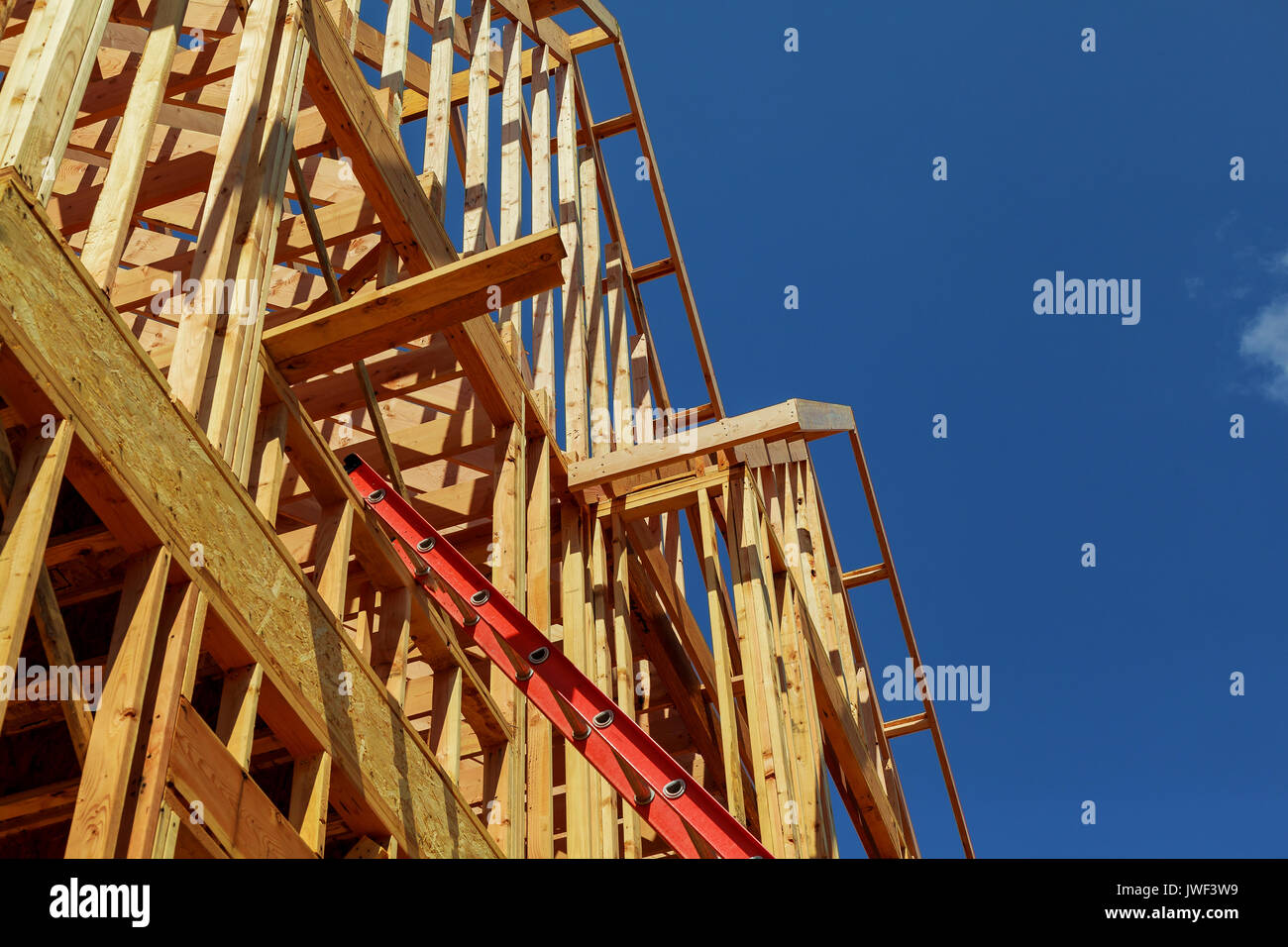 New Houses Being Built In North America the seeming chaos of a house ...