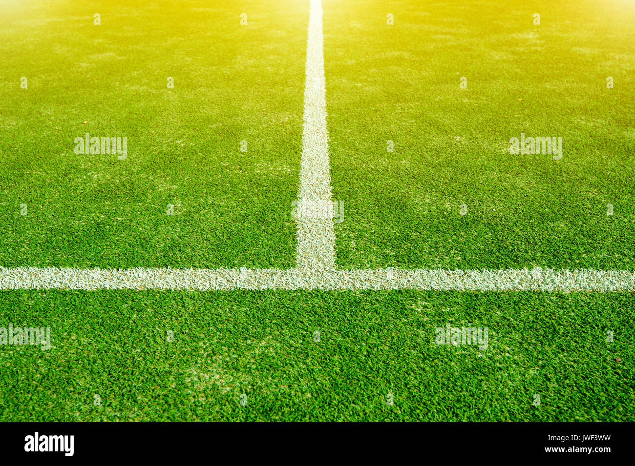 green soccer field Stock Photo - Alamy
